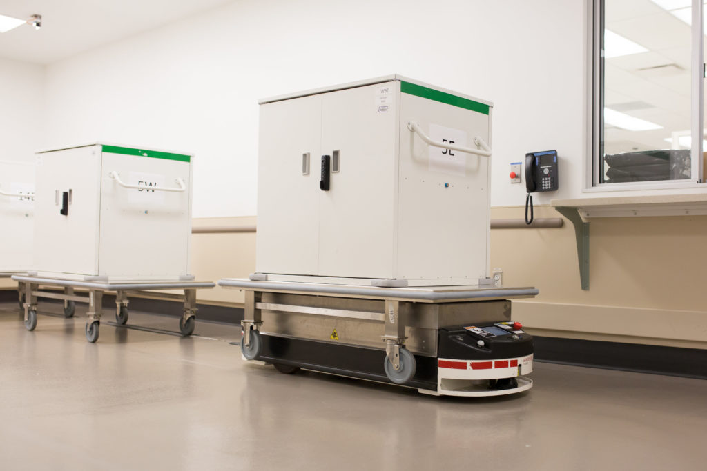 Automated Guided Vehicles at Humber River Hospital